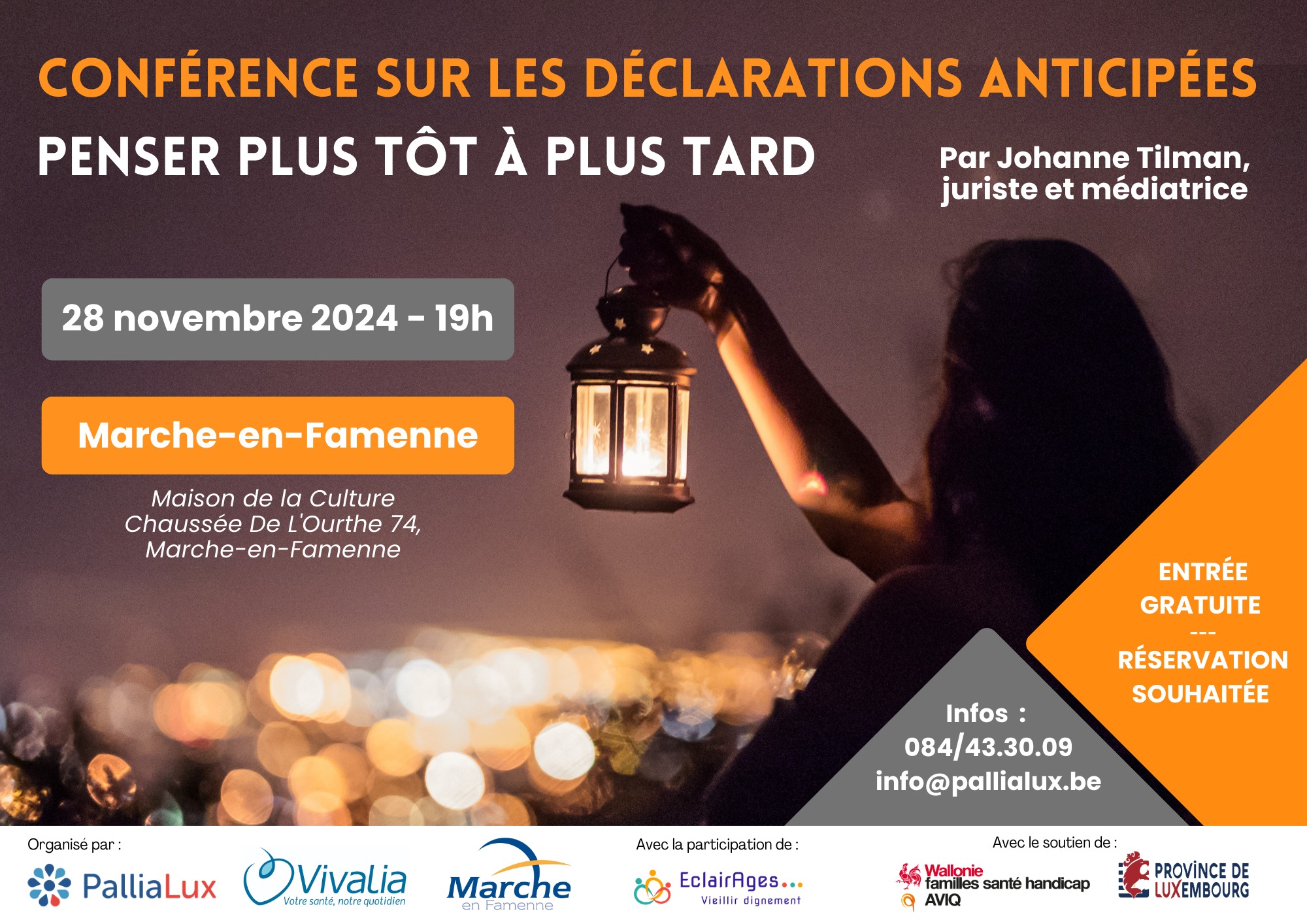 Réseau SAM - Les déclarations anticipées "Penser plus tôt à plus tard"